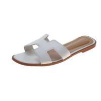 China Wholesale fashion solid color casual shoes footwear lightweight non-slip outdoor slide slippers 2022 summer sandals women for sale