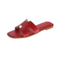 China Wholesale fashion solid color casual shoes footwear lightweight non-slip outdoor slide slippers 2022 summer sandals women for sale