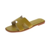 China Wholesale fashion solid color casual shoes footwear lightweight non-slip outdoor slide slippers 2022 summer sandals women for sale