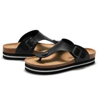 China Thick Bottom Stylish Ladies Sandals Soft Sole Non Slip Casual  Solid Color for sale