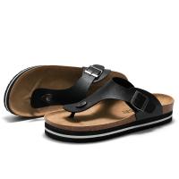 China Thick Bottom Stylish Ladies Sandals Soft Sole Non Slip Casual  Solid Color for sale