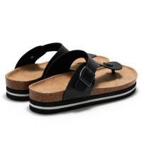 China Thick Bottom Stylish Ladies Sandals Soft Sole Non Slip Casual  Solid Color for sale