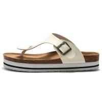 China Thick Bottom Stylish Ladies Sandals Soft Sole Non Slip Casual  Solid Color for sale