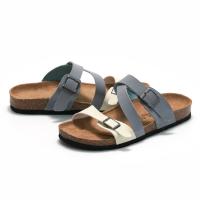 China 2022 spring ladies cork slippers fashion men beach casual shoes breathable non-slip summer sandals women for sale