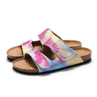 China Wholesale Comfort Cork non-slip Outdoor shoes Adjustable magic sticker summer Sandals women slides new flip-flops slippers for sale