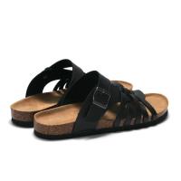 China Men Cork Flat Casual Beach Shoes Soft Sole Non Slip Sandals for sale