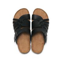 China Men Cork Flat Casual Beach Shoes Soft Sole Non Slip Sandals for sale