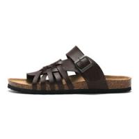 China Men Cork Flat Casual Beach Shoes Soft Sole Non Slip Sandals for sale