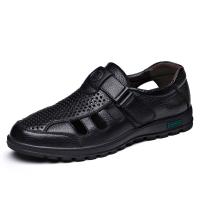 China Closed Toe Summer Upper Casual Shoes Flat With Buckle Strap Closure for sale