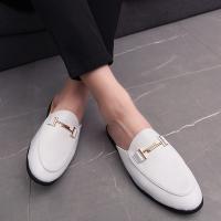 China Flat Casual Men Casual Footwear British Style Leather  Formal for sale