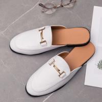 China Flat Casual Men Casual Footwear British Style Leather  Formal for sale