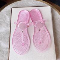 China 2022 New Style Jelly Slippers Summer Sandals Women Latest Lady Footwear outdoor beach Flip Flops wholesale for sale