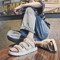 China 2022 new design couple summer sandals women outdoor beach shoes soft sole magic paste slide slippers for Men for sale