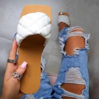 China Best Price 2022 hot Sale With High Quality Women Sandals summer flat slide fashion Custom slippers wholesale for sale