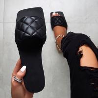 China Best Price 2022 hot Sale With High Quality Women Sandals summer flat slide fashion Custom slippers wholesale for sale