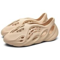 China Wholesale Summer Fashion trend couple Slippers Beach Flat Sandals solid color casual breathable Shoes for women and men for sale