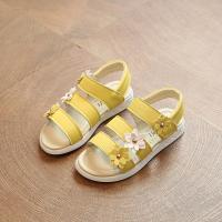 China New summer children Sandals Flowers Cute kids Beach Shoes Soft sole non-slip Fashion slippers for girls and boys for sale
