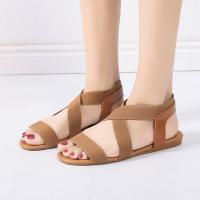 China New Arrival Simple style Women Sandals Solid Color Open Toe Flat non-slip fashion Hollow Ladies Casual shoes for sale for sale