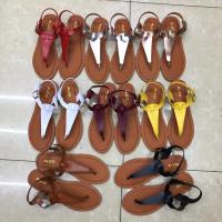 China 2022 Summer new design beach non-slip Slippers large size women flip flops fashion flat T-Strap sandals for sale