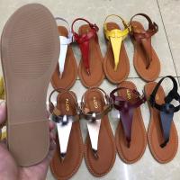China 2022 Summer new design beach non-slip Slippers large size women flip flops fashion flat T-Strap sandals for sale