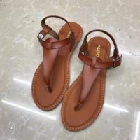 China 2022 Summer new design beach non-slip Slippers large size women flip flops fashion flat T-Strap sandals for sale