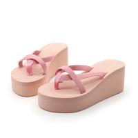 China High quality women sandals new design fashion twisted rope thick bottom non-slip slippers female with best price for sale
