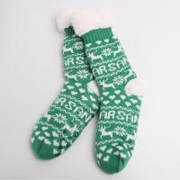China Christmas Women Fluffy Thick Knit Sherpa Fleece Lined Socks Animal Heavy Thermal Fuzzy Slipper Socks non skid fashion socks for sale