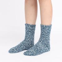 China Wholesale Women non-slip slipper Sock custom mixed color house indoor floor sock ladies medium length Fleece Socks for sale