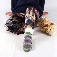 China Ladies Soft Thermal Striped medium length Sock fashion winter Thick Warm Long casual patchwork color Sock for sale