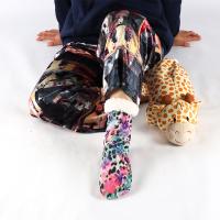 China new custom Women holiday winter warm thick floor stocking house indoor slipper socks with fluffy fur non skid socks for sale