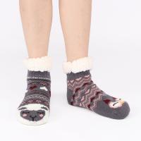 China Wholesale High Quality Low Moq women Home Indoor Thermal Winter Warm Slipper Fluffy Fuzzy Cozy Christmas Sock for sale