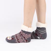 China Wholesale High Quality Low Moq women Home Indoor Thermal Winter Warm Slipper Fluffy Fuzzy Cozy Christmas Sock for sale