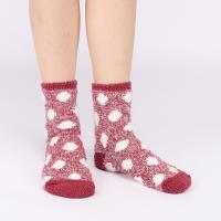 China 2021 new Winter Super Soft Warm Cozy Fuzzy Socks Premium Thermal medium length Slippers Socks non skid fashion socks for sale