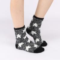 China 2021 new Winter Super Soft Warm Cozy Fuzzy Socks Premium Thermal medium length Slippers Socks non skid fashion socks for sale