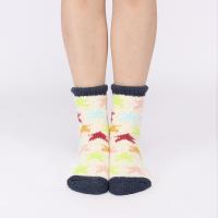 China new  Custom cheap Colorful girl's Cartoon Pattern Stars slipper socks Women soft Candy Color Ankle Socks for sale