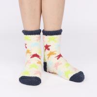 China new  Custom cheap Colorful girl's Cartoon Pattern Stars slipper socks Women soft Candy Color Ankle Socks for sale