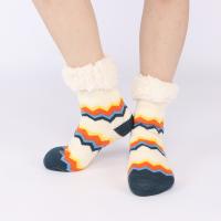China Wholesale women Cheap Fuzzy short Slipper Socks Adult Cute Custom Winter house Indoor Floor Anti Slip designer socks for sale