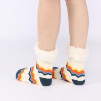 China Wholesale women Cheap Fuzzy short Slipper Socks Adult Cute Custom Winter house Indoor Floor Anti Slip designer socks for sale
