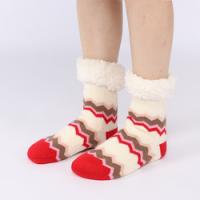 China Wholesale women Cheap Fuzzy short Slipper Socks Adult Cute Custom Winter house Indoor Floor Anti Slip designer socks for sale
