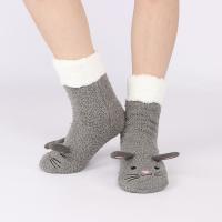 China Ladies Super Soft Warm Cute Animal Home Socks Fleece Lined Knitted Sock Winter Thermal Fuzzy slipper Socks for sale