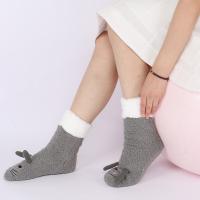 China Ladies Super Soft Warm Cute Animal Home Socks Fleece Lined Knitted Sock Winter Thermal Fuzzy slipper Socks for sale