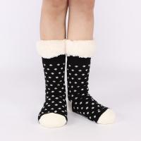 China new custom ladies Comfortable Thick Winter slipper Socks Women Indoor With Dots Design Home indoor fashion Socks for sale