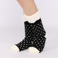 China new custom ladies Comfortable Thick Winter slipper Socks Women Indoor With Dots Design Home indoor fashion Socks for sale