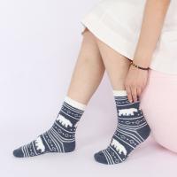 China Autumn and Winter New Style christmas Ladies fluffy Fleece slipper Socks Medium length Floor Socks Thick Warm sock for sale