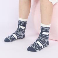 China Autumn and Winter New Style christmas Ladies fluffy Fleece slipper Socks Medium length Floor Socks Thick Warm sock for sale