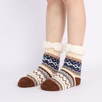 China 2021 New Fashion wholesale Custom Warm Fuzzy Socks Winter Comfortable Soft Women Fluffy Winter slipper Socks for sale