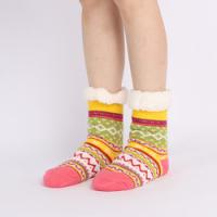China 2021 New Fashion wholesale Custom Warm Fuzzy Socks Winter Comfortable Soft Women Fluffy Winter slipper Socks for sale