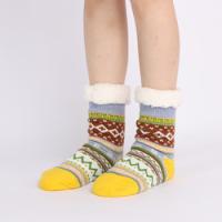 China 2021 New Fashion wholesale Custom Warm Fuzzy Socks Winter Comfortable Soft Women Fluffy Winter slipper Socks for sale