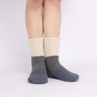China 2021 new Fashion Ladies soft slipper Socks Wholesale Custom High Quality patchwork color house indoor floor Socks for sale