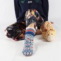 China Women Non-slip Socks Warm Adult Thickened Bed Fluffy Cozy Home Soft free Size slipper socks Winter printed Floor Socks for sale